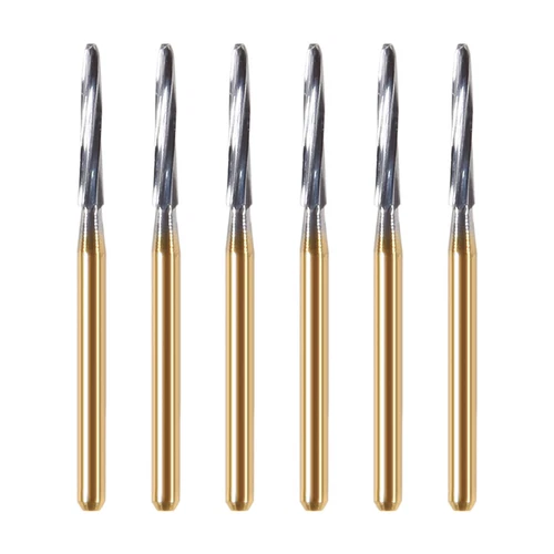 Dental Zekrya Carbide Tungsten Drill Burr Fg Gold Bur 25Mm Long Drills ...