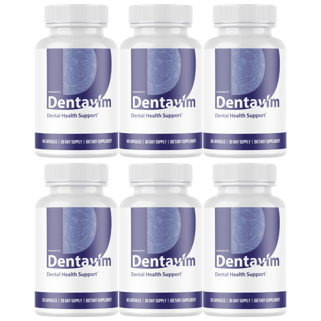 Dentavim Advanced Dental Support for Healthy Teeth and Gums - 6 Bottles ...