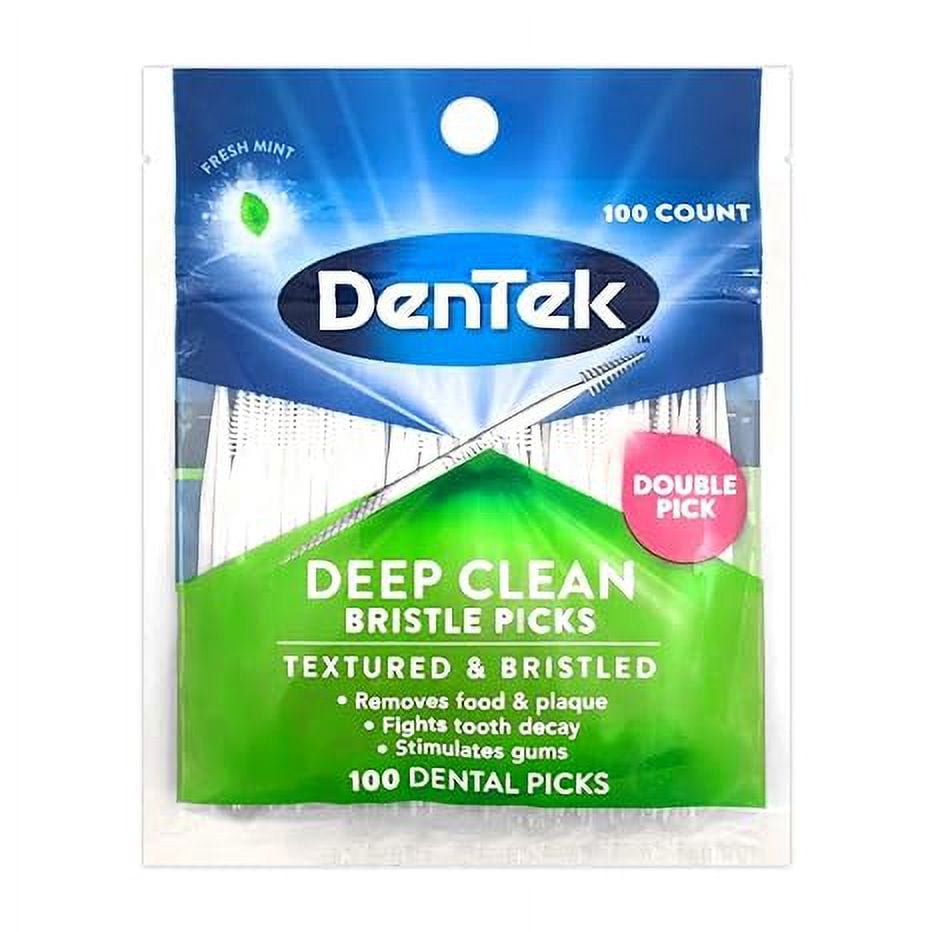 Dentek Deep Clean Bristle Picks, 100 Ea.. - Walmart.com