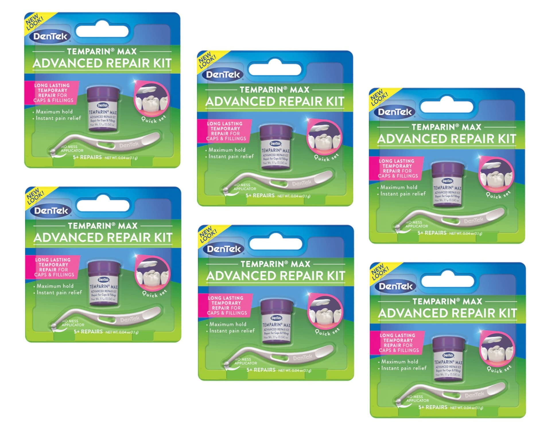 Dentek Temparin Max Lost Filling And Loose Cap Repair Kit, One Step ...