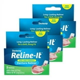 Dentemp, Denture Reline Kit, Advanced Formula Reline It, Pack of 3 ...