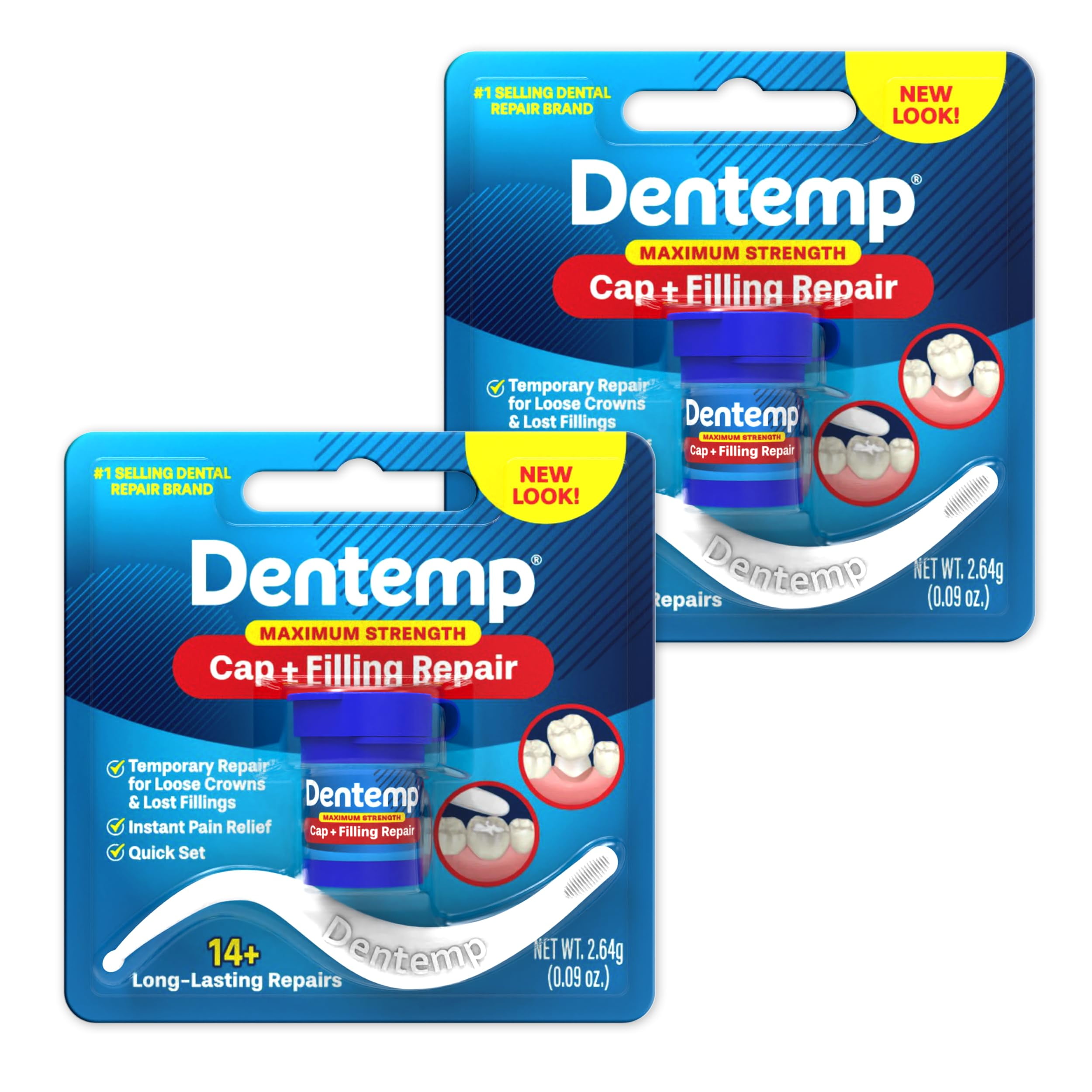 Dentemp Maximum Strength Loose Cap and Lost Filling Repair - Dental ...