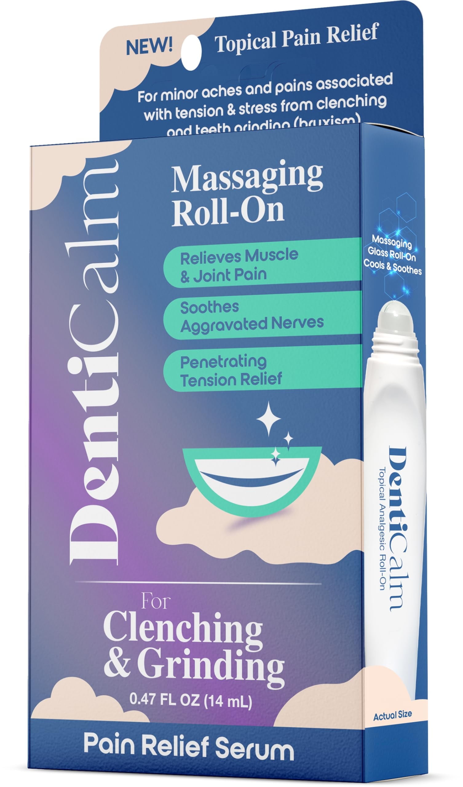 DentiCalm Soothing Pain Relief for Teeth Grinding and Jaw Clenching ...