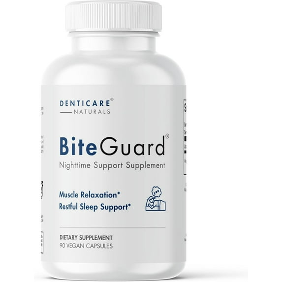Denticare Bite-Guard for Teeth Grinding & Clenching, Calms Jaw with ...