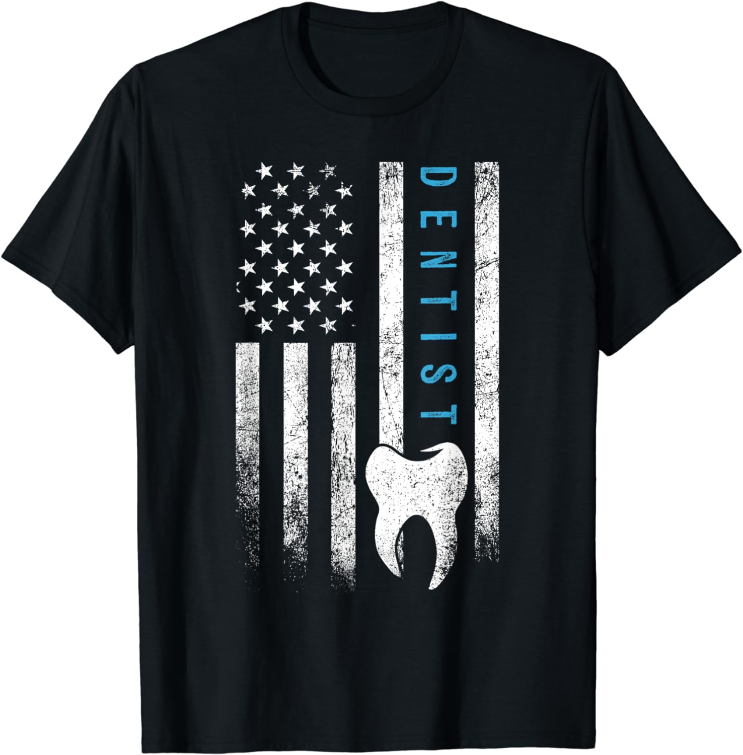 Dentist American Flag Design Dental T-Shirt - Walmart.com