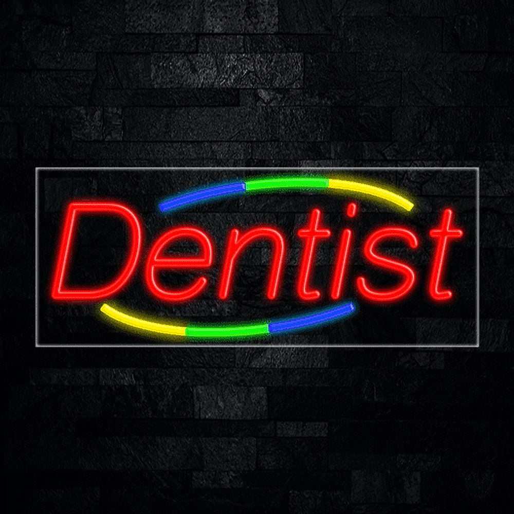 Dentist-LED Neon Sign 30"L x 12"H #30780 - Walmart.com