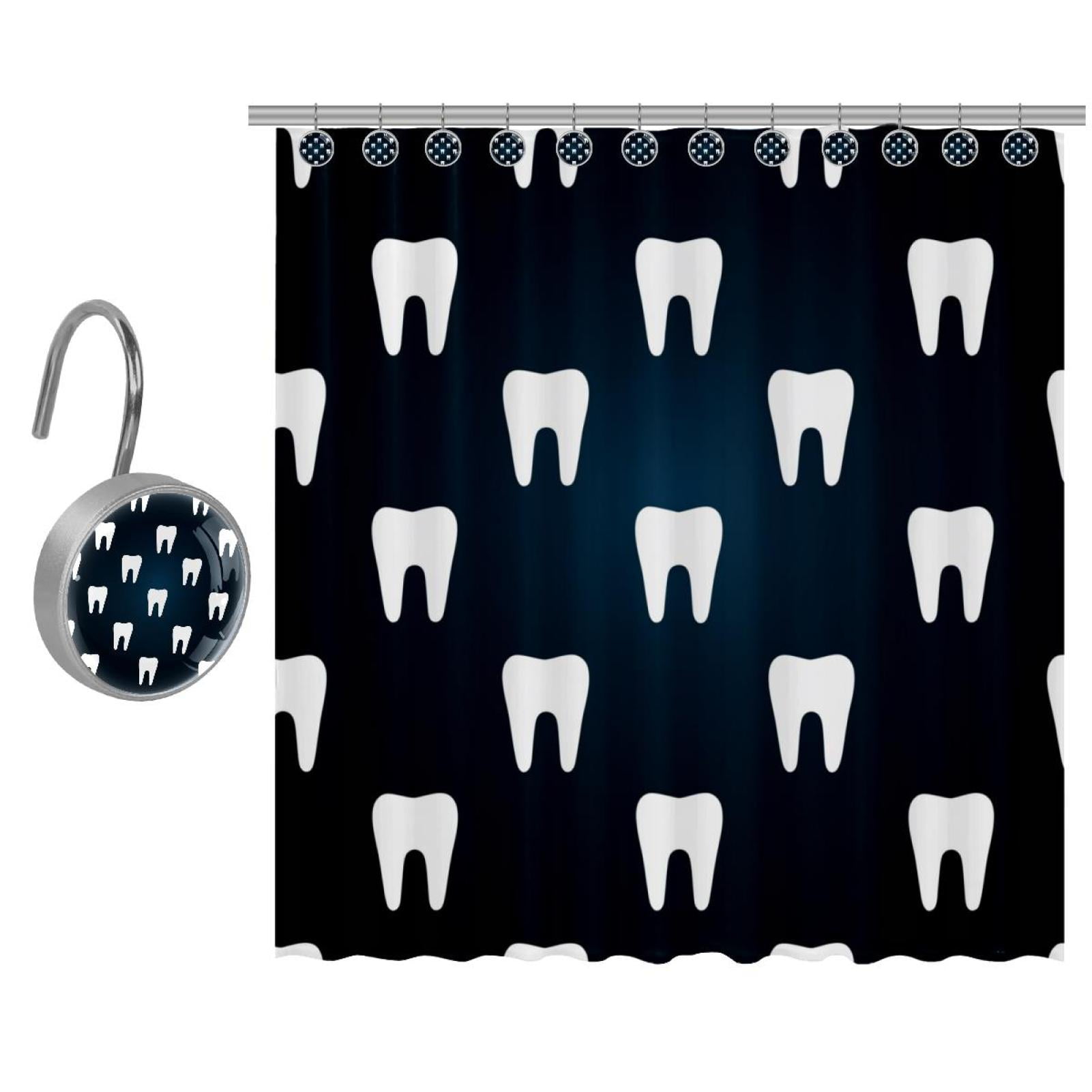 Dentist Molar Tooth Shower Curtain for Bathroom - Walmart.com