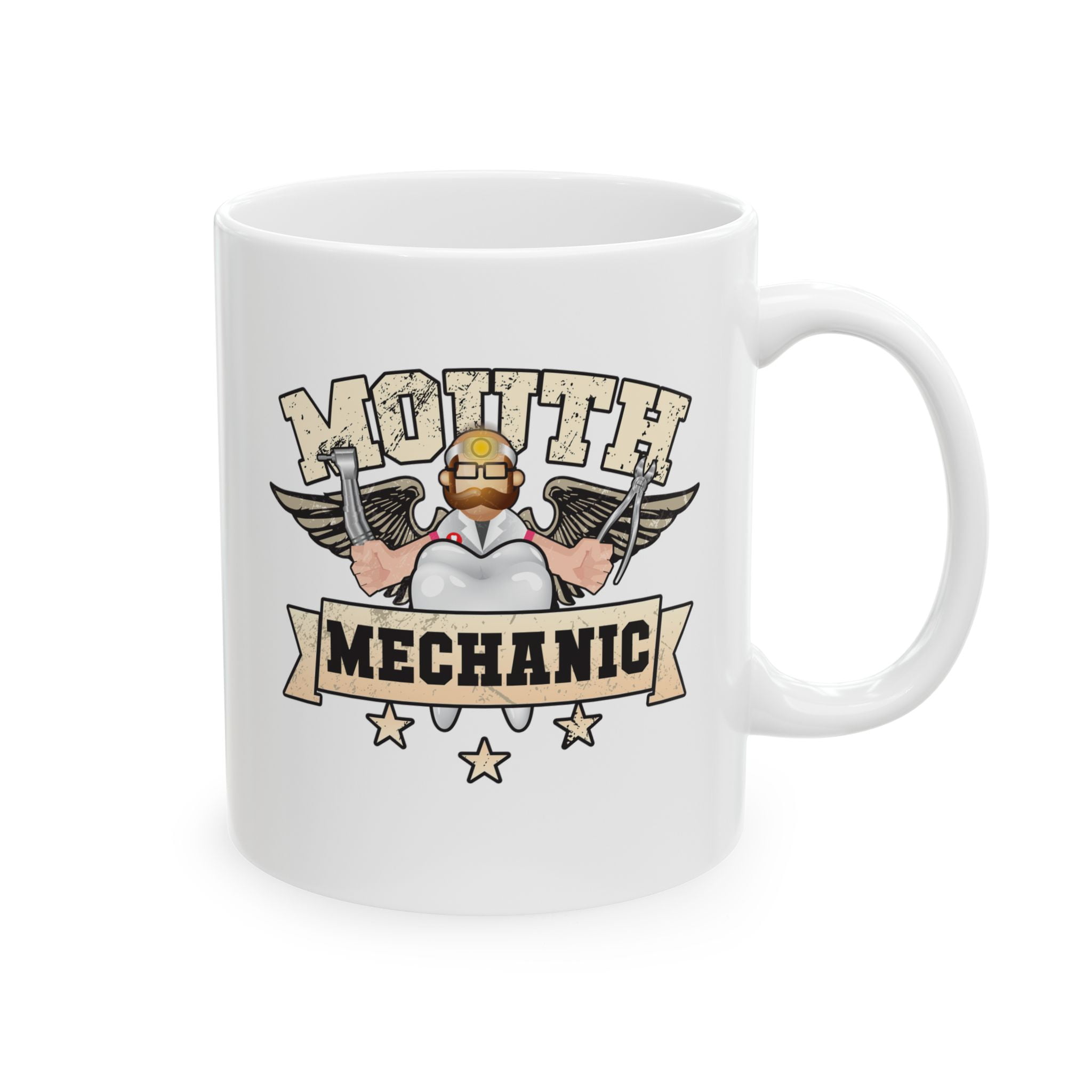 Dentist Mug - Funny Dentistry Gift - Mouth Mechanic - Walmart.com