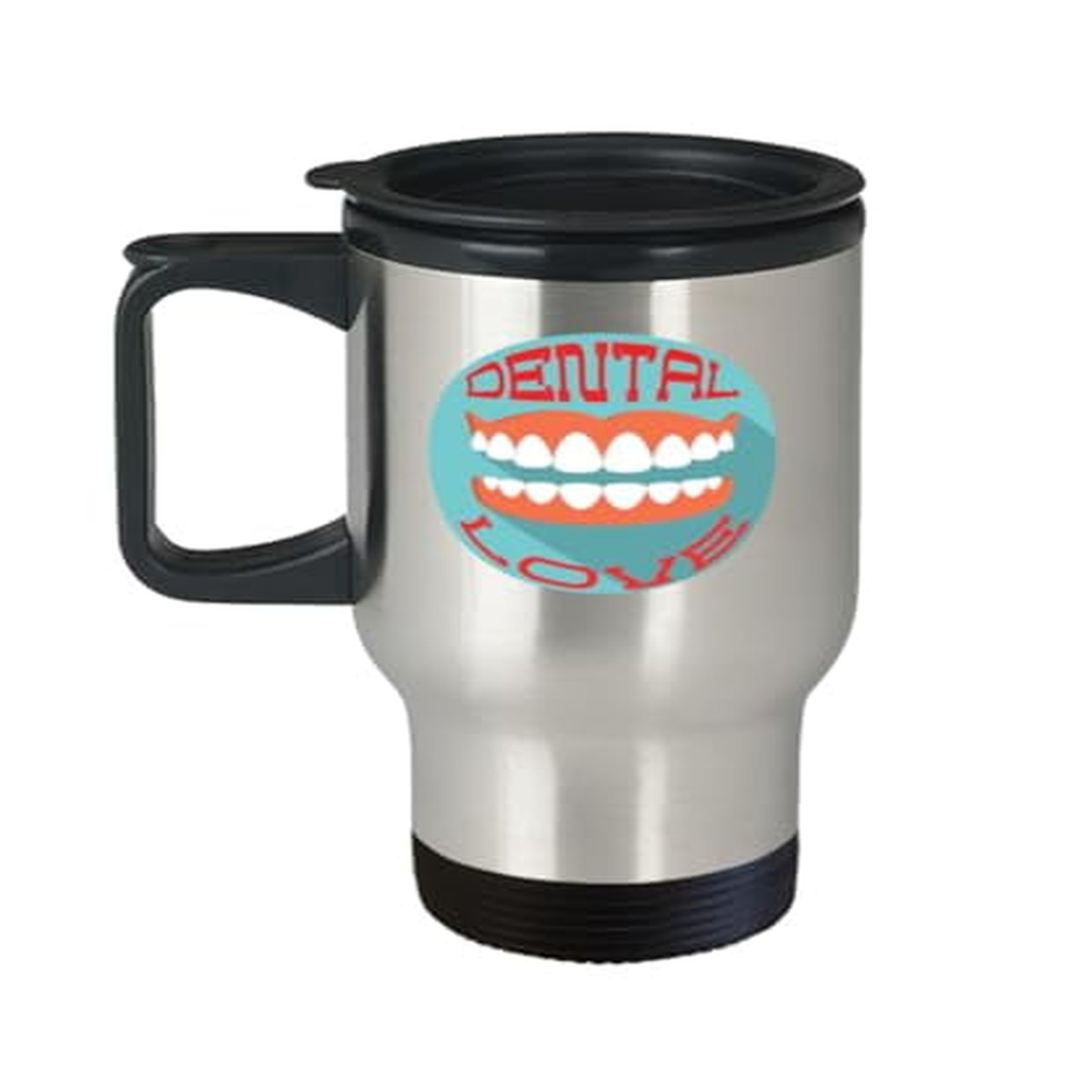 Dentist Travel Mug - Portable 14oz Cup for Dental Gifts & Clean Teeth ...