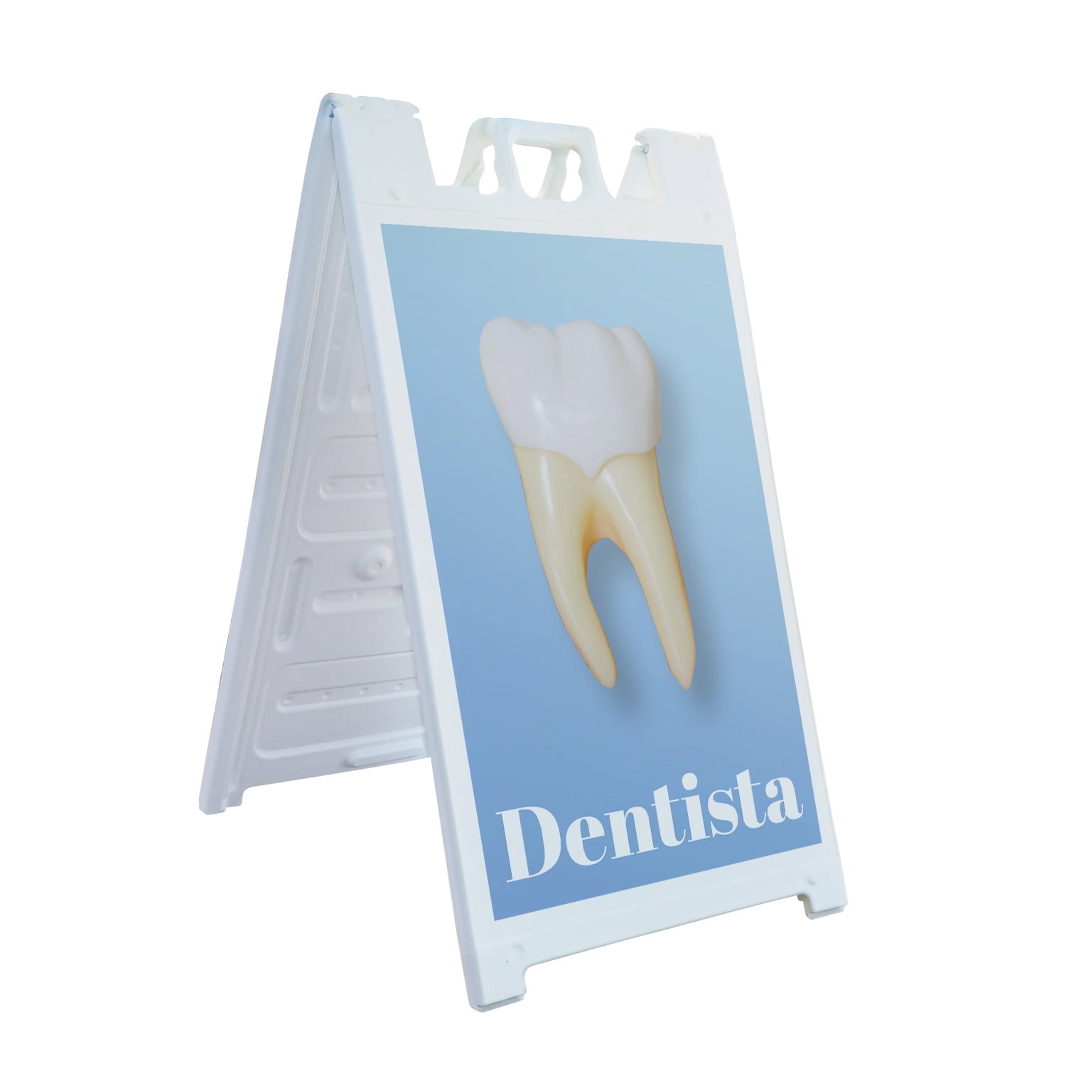 Dentista 24" x 36" Double Sided A-Frame Sidewalk Sign, Includes 2 ...