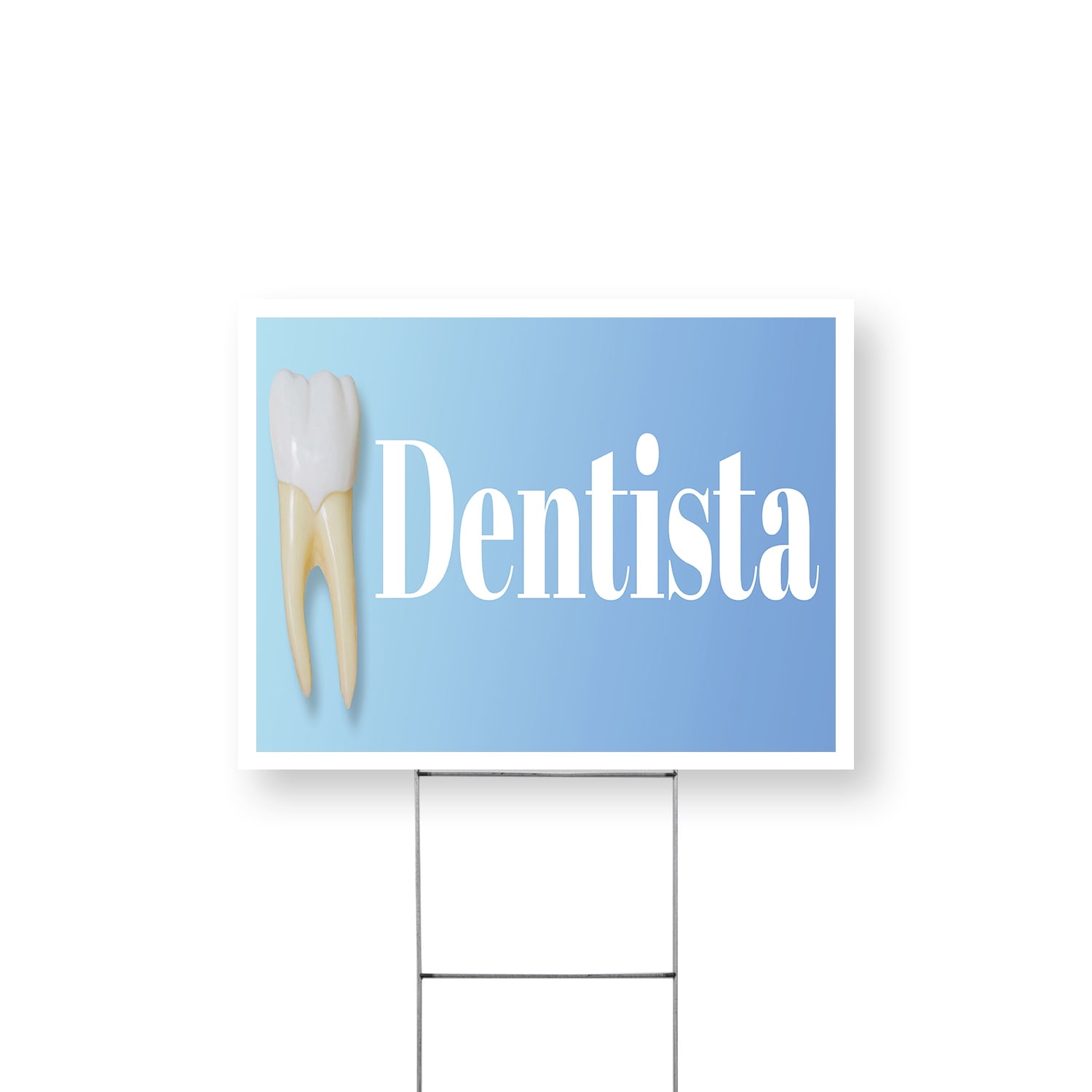Dentista Yard Sign 18 Inch x 24 Inch Single Sided Weatherproof Heavy ...