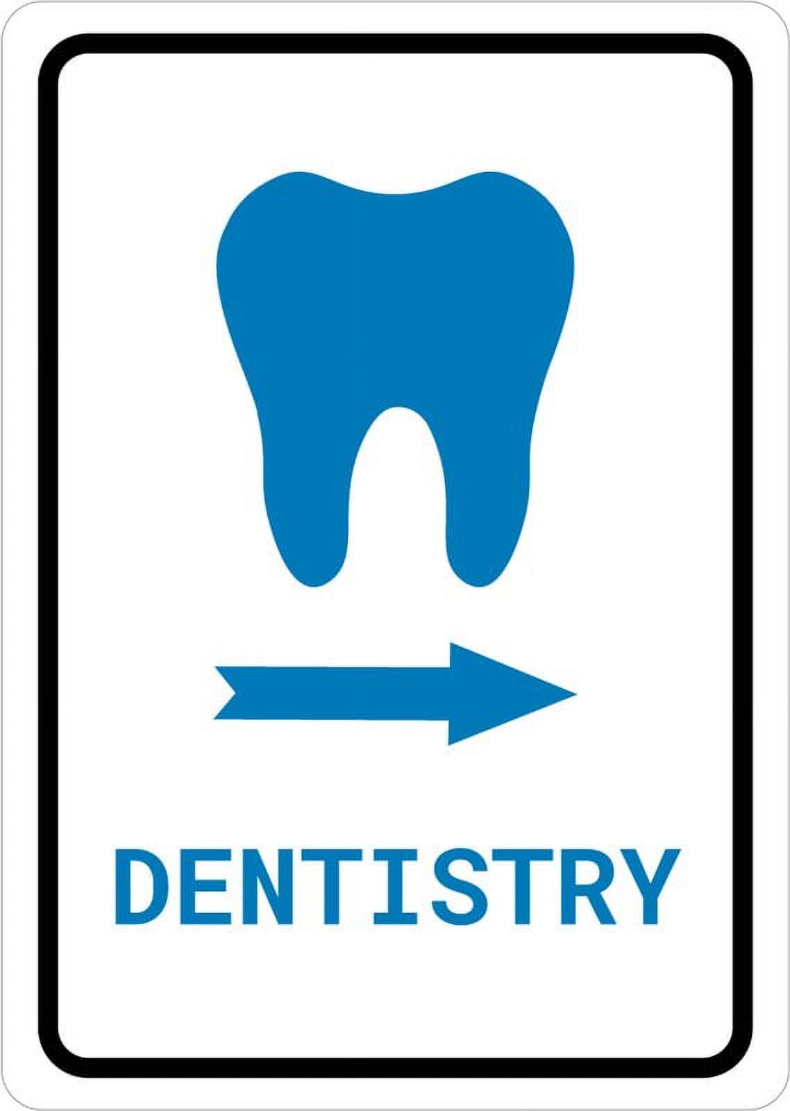 Dentistry Right Arrow Sign Safety Restriction Alert Attention Caution ...