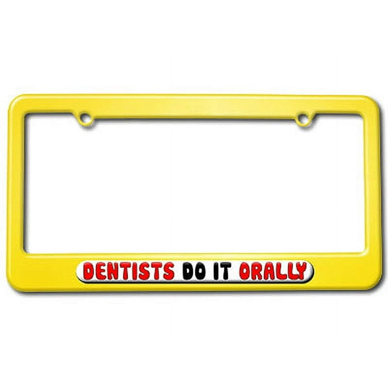 Dental Hygienist License Plate Frames
