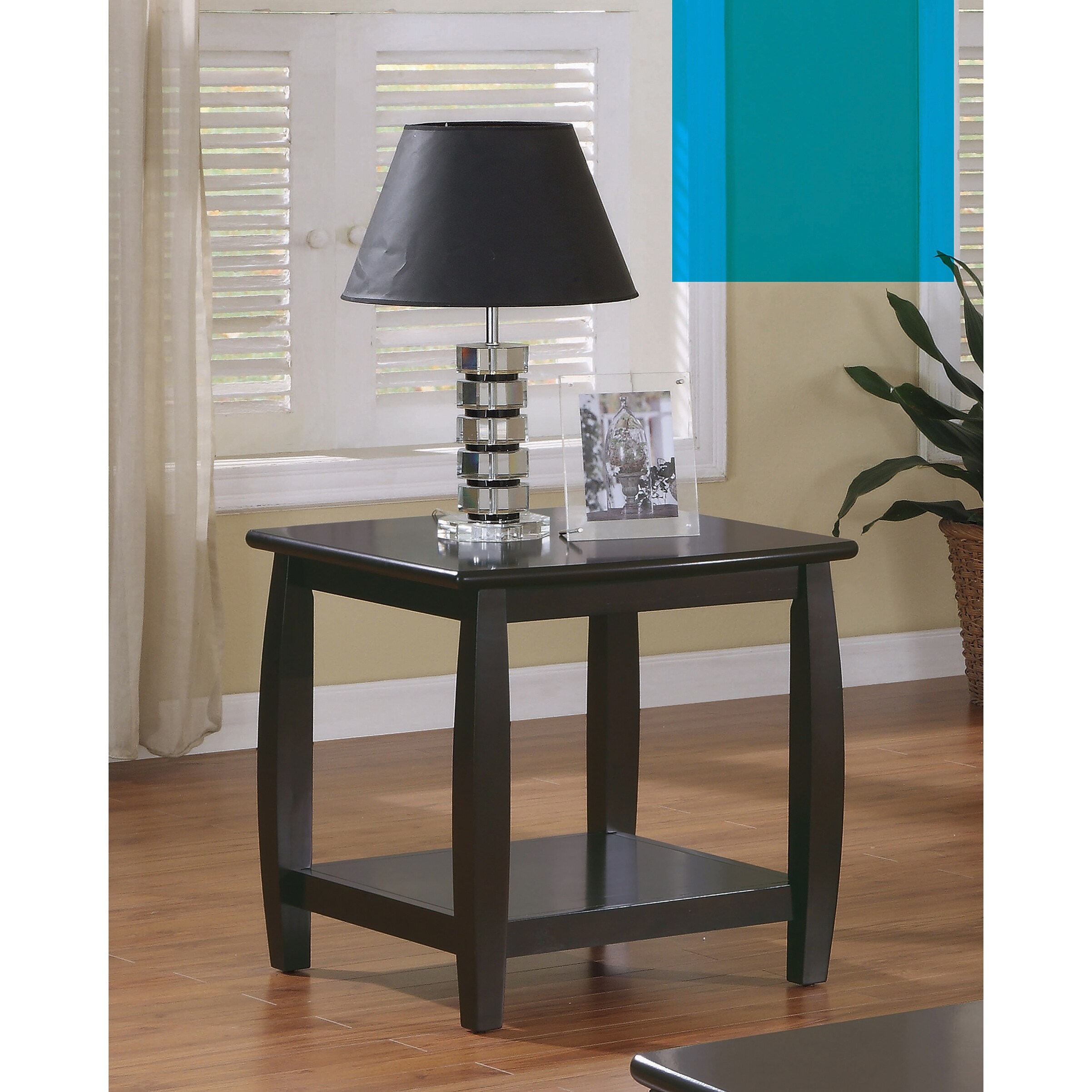 Denton Cappuccino Square End Table - Walmart.com