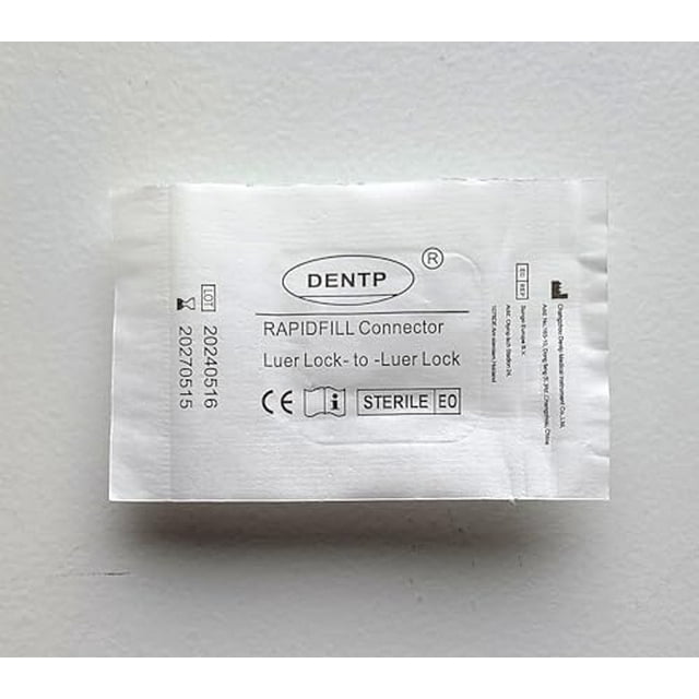 Dentp Female Luer Lock to Female Luer Lock Syringe Connectors Adapters ...