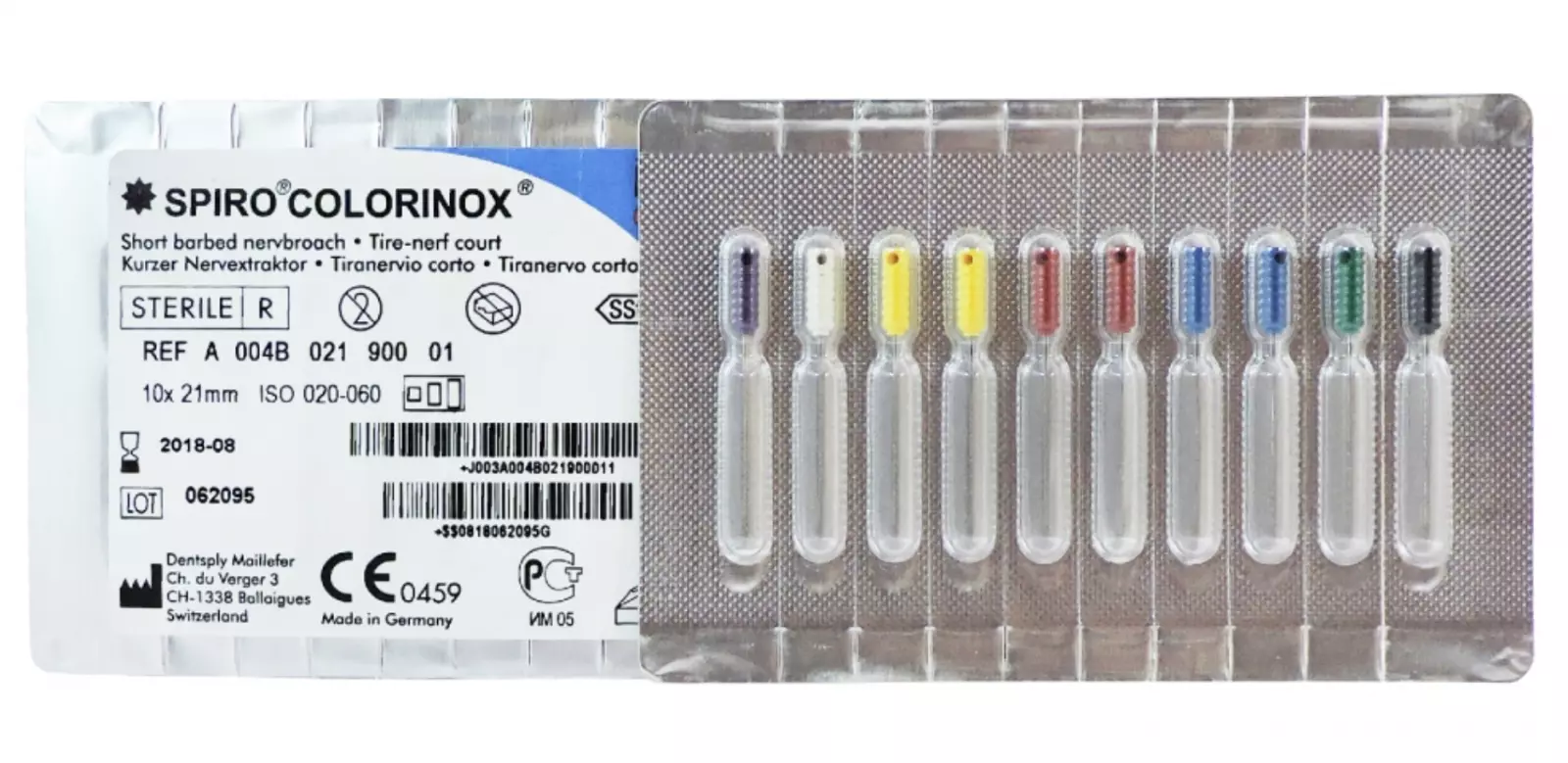 Dentsply Barbed Broaches Assorted Sizes (#020–#060) – 3 Packs of 10 ...