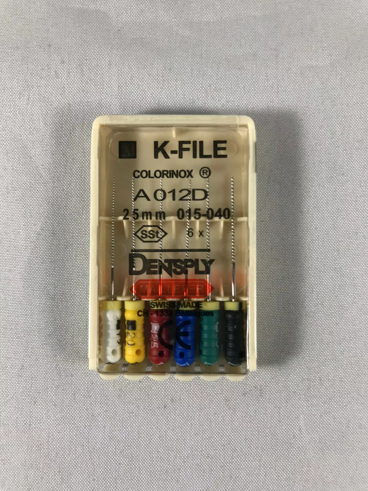 Dentsply Maillefer K-File Endodontic Stainless Steel 25mm – 6/pk – Size ...