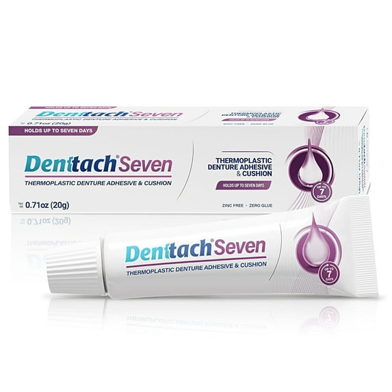 Denttach Long-Lasting Thermoplastic Denture Adhesive Cushion, 7 Days ...