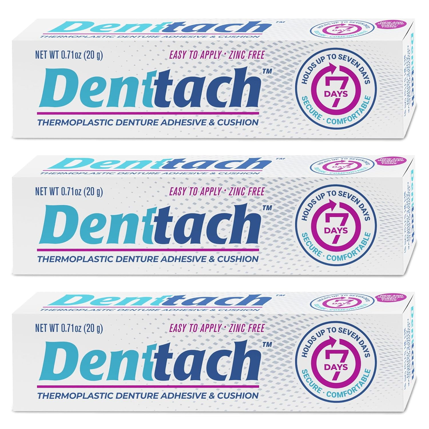 Denttach Denture Adhesive, Thermoplastic Denture Adhesive, Cushion ...