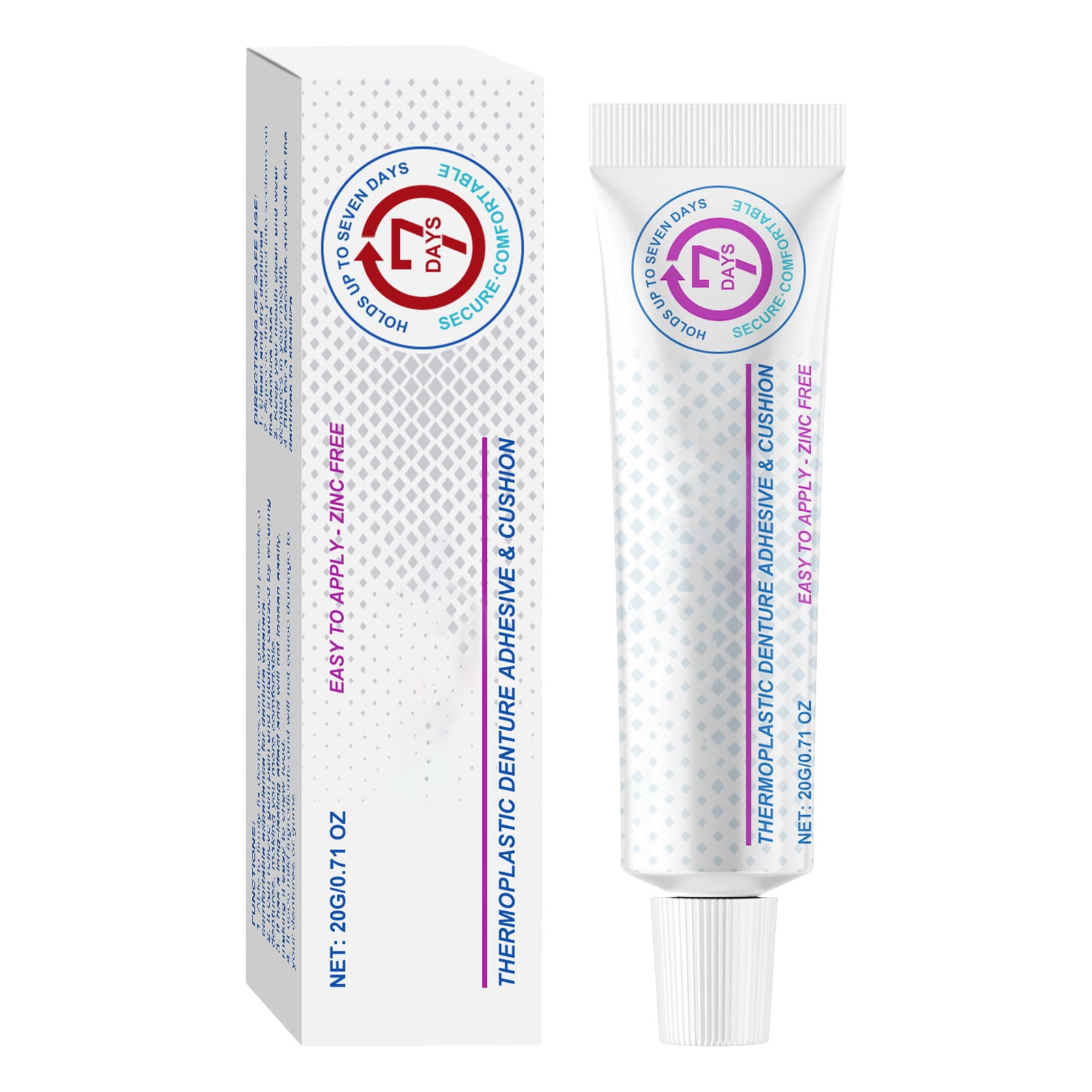 Denture Adhesive Kit - Glue for Teeth with Thermoplastic Gel and ...