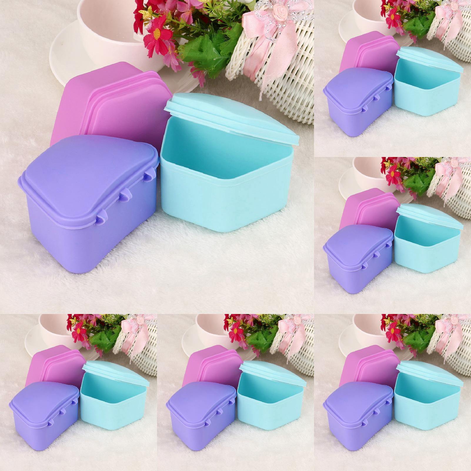 Denture Bath Appliance False Teeth Storage Rinsing 2PCS Teeth ...