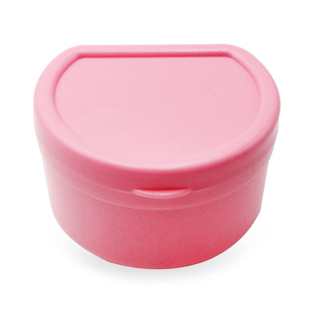 Denture Bath Box Cup,Clean Care for Denture,Clear Braces,Mouth Guard ...