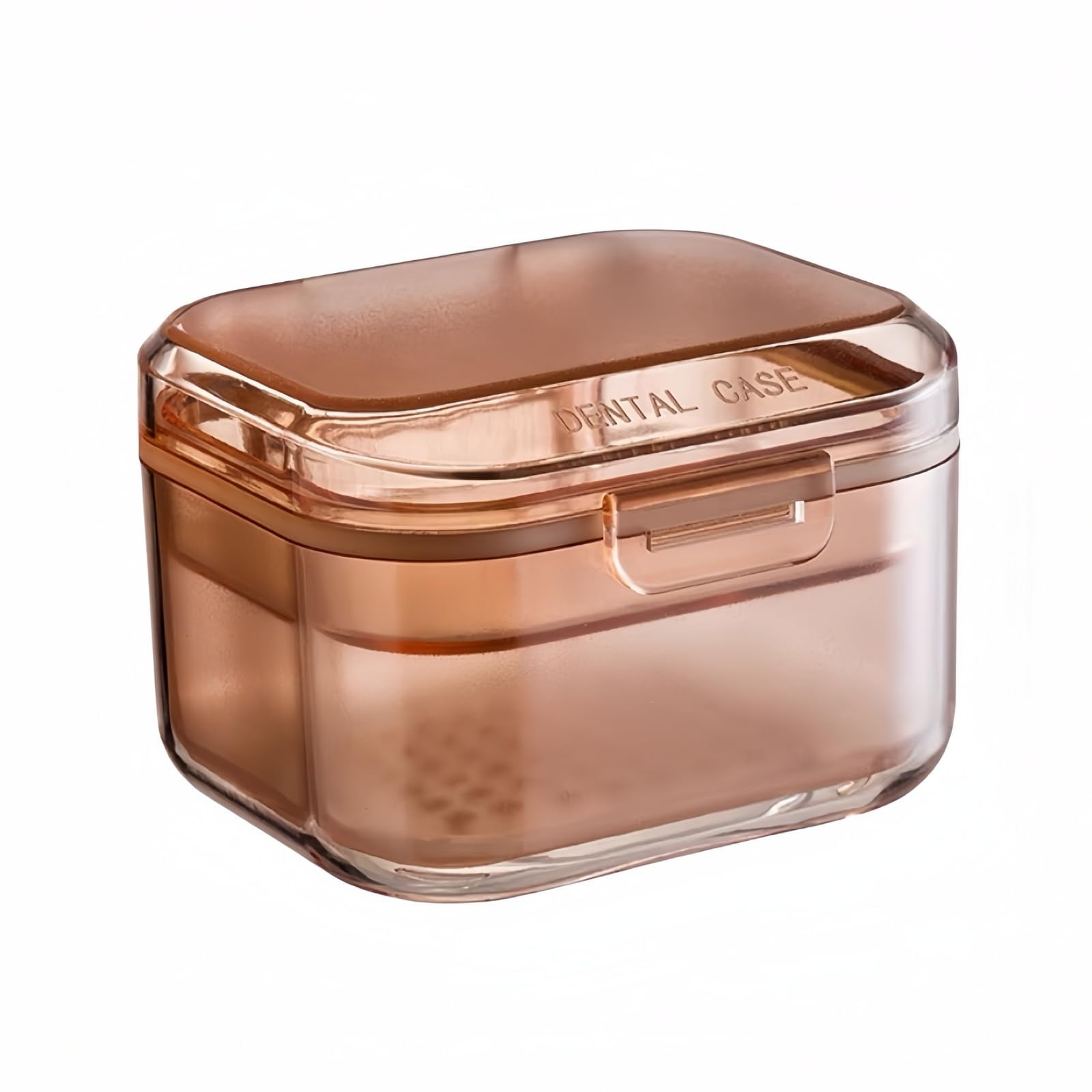 Denture Bath Case Leak-Proof Retainer Case Soaking Denture Box for ...