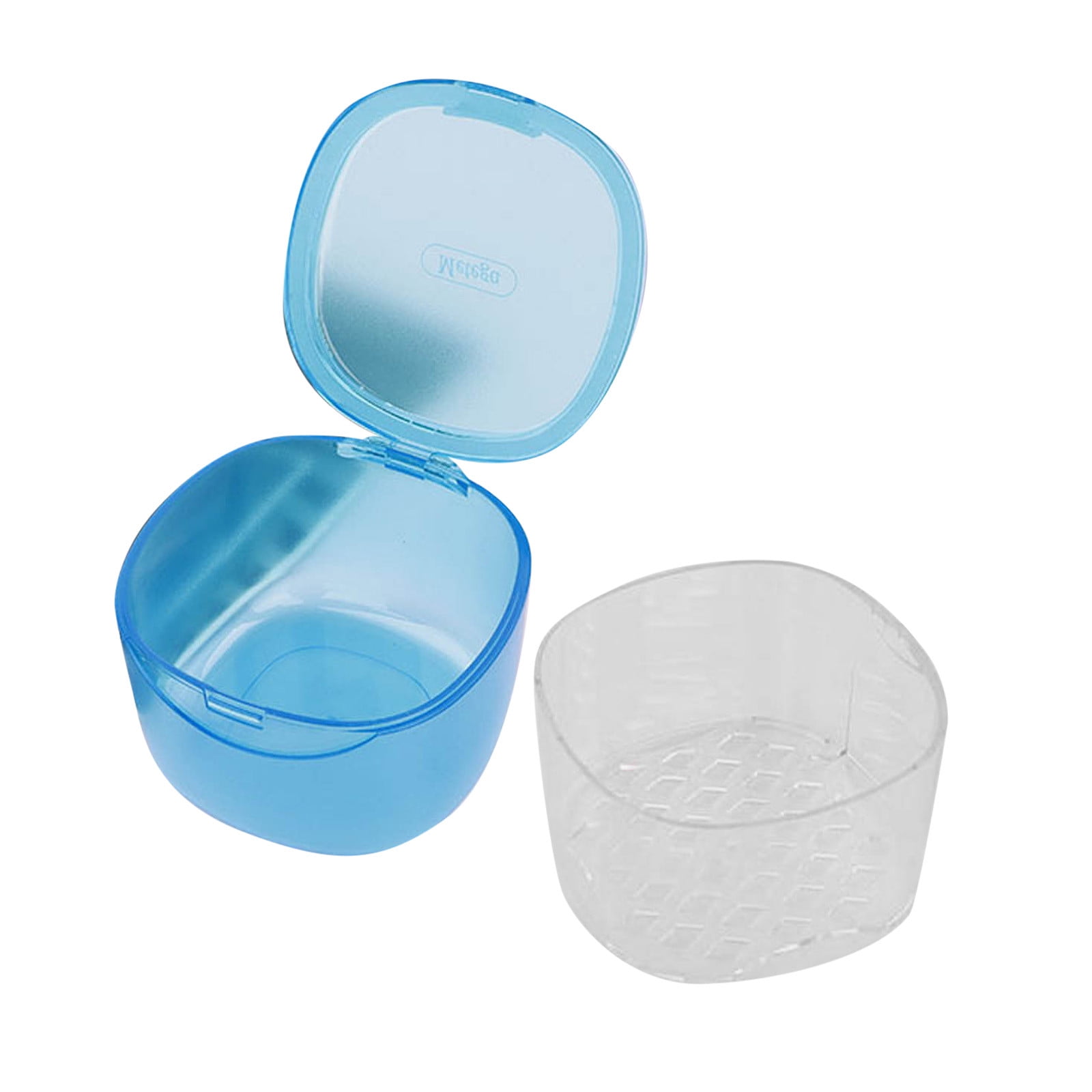 Denture Bath Case No Leak Denture Case Retainer Cleaning Box Mouth ...