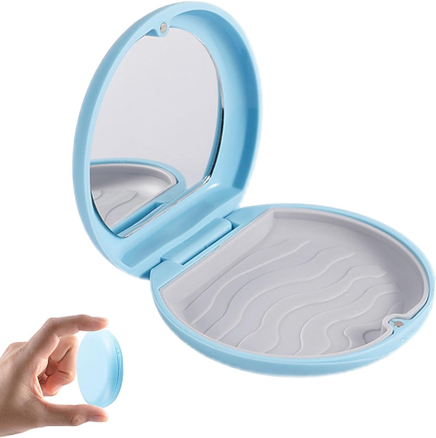 Denture Box, Orthodontic Denture Storage Boxes, Mouth Guard Case with ...