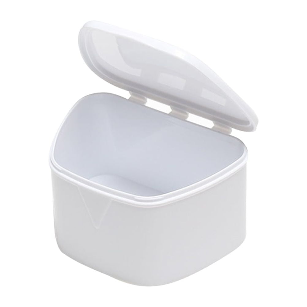 Denture Box Soaking Cup False Teeth Holder Storage Container - Walmart.com