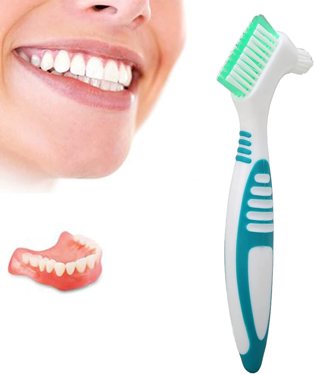 Denture Brush, Plaque Removal Effective Cleaning Prevent Dental ...