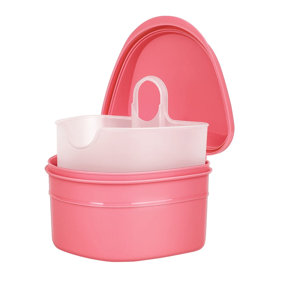 Denture Care Box Denture Storage Box Case Teeth Filter with Hole for ...