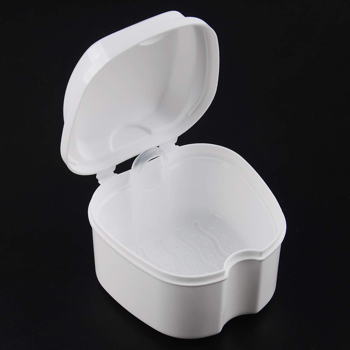 Denture Case, Denture Cup with Strainer, Denture Bath Box False Teeth ...