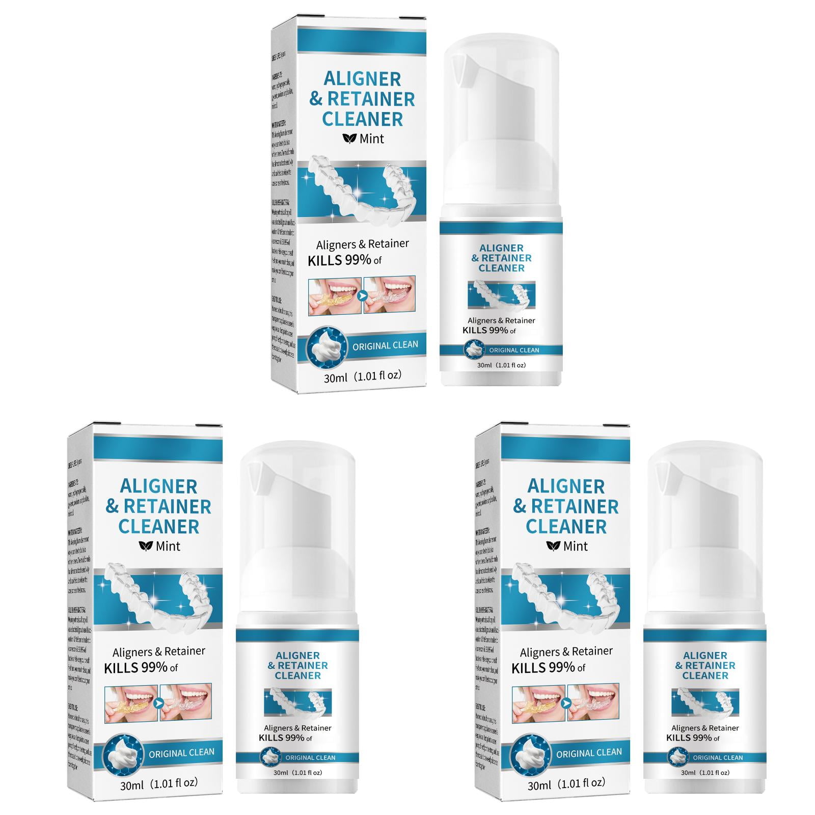 Denture Cleaner Oral Cleaning Care Fresh Breath Removing Stains ...