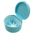 Denture Cup with Strainer,1 Box Denture Brush Retainer Case, Denture ...