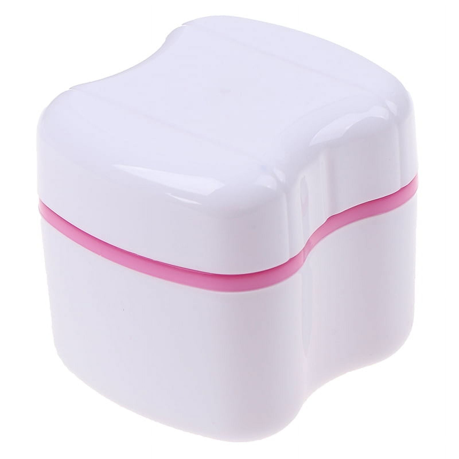Denture False Teeth Storage Box Case With Filter Screen Dental ...