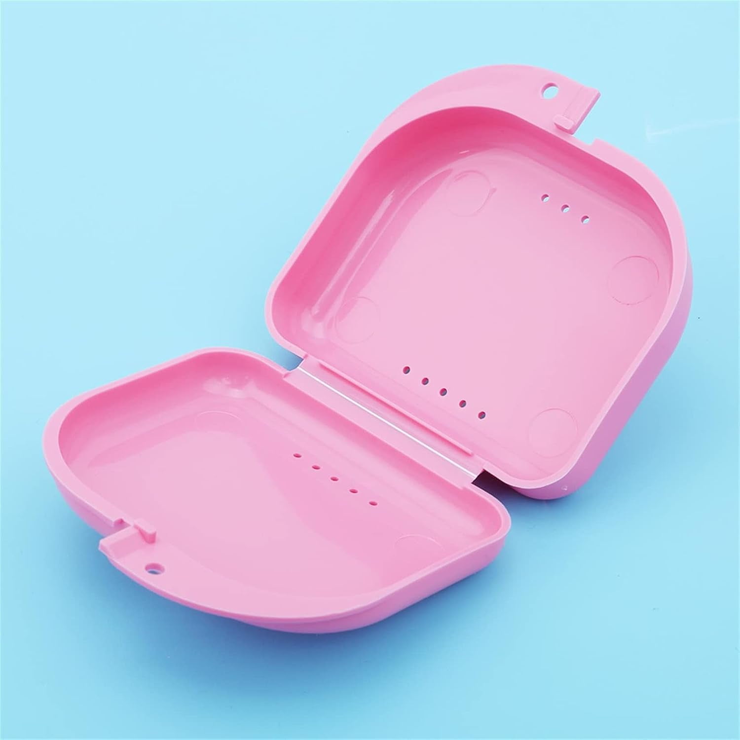 Denture Holder Retainer Case for Orthodontic Mouthpiece, Clear Aligner ...