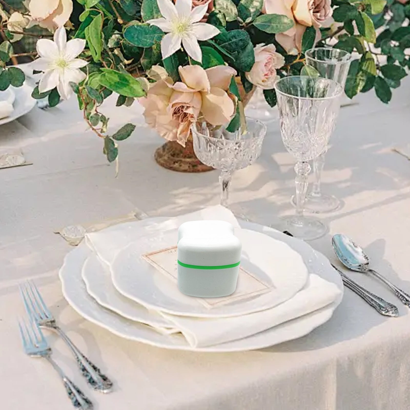 Denture Immersion Box - European Style Double Layer Tooth Storage ...