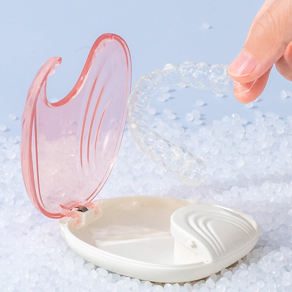 Denture Retainer Case A2 A3 color Dental False Teeth Cleaning Box ...