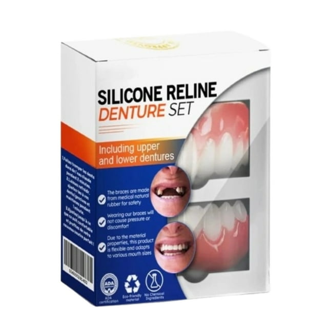 Denture Silicone Reline Kit, Greatfit Denture Silicone Reline Kit, Soft ...