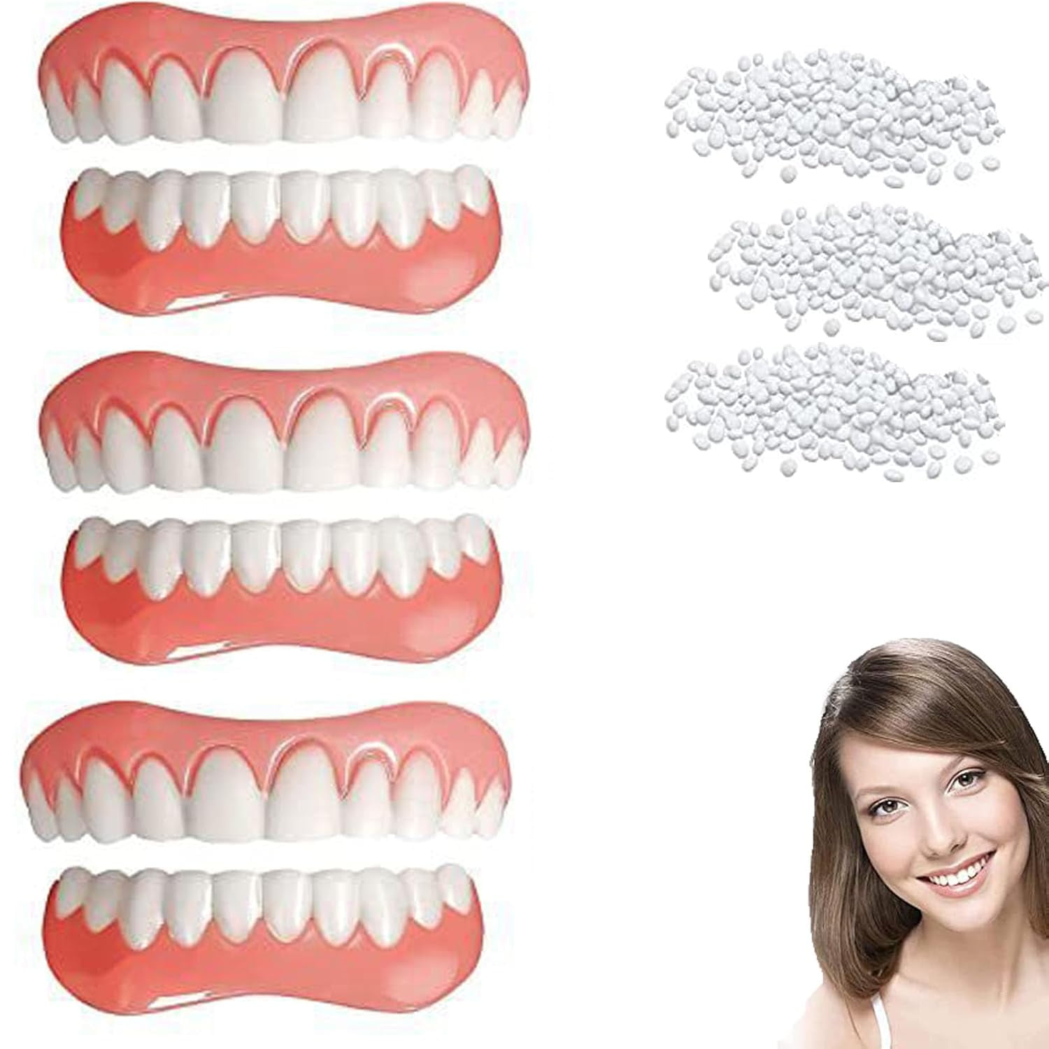 Denture Silicone Reline Kit, Vumela Soft Denture Reline Kit, Soft ...