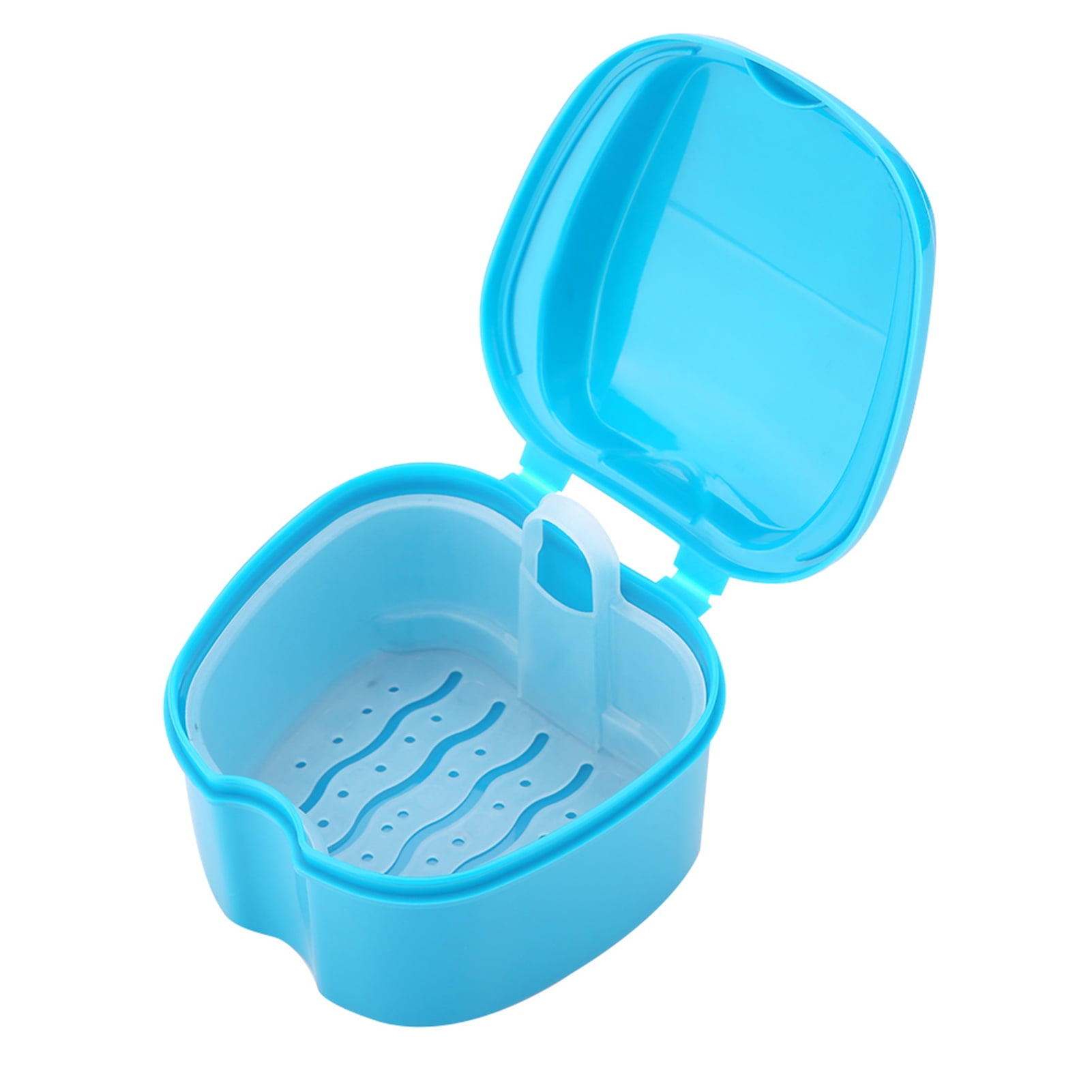Denture box, orthodontic retainer box cleaning with strainer basket ...