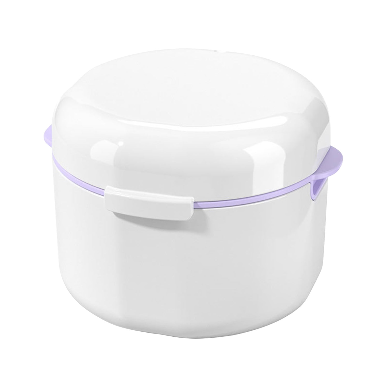 Dentures Case, Denture Bath Case Cup Box, Hollow Drainage Denture ...