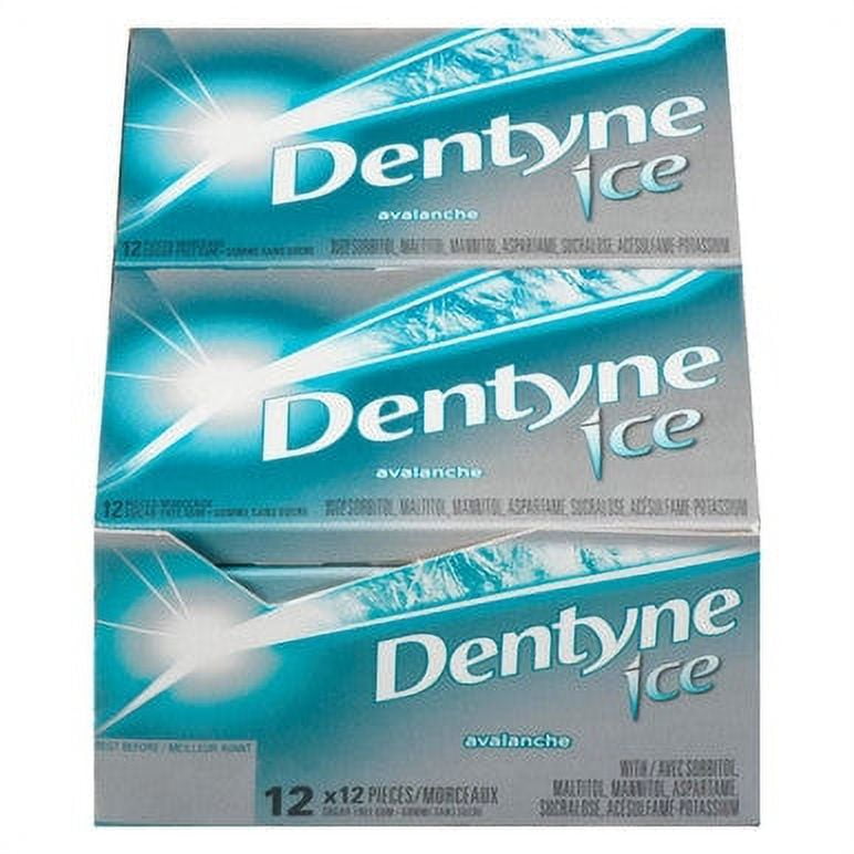 Dentyne Ice Avalanche Sugar Free Pellet Gum 12x12 (144ct) - Walmart.com