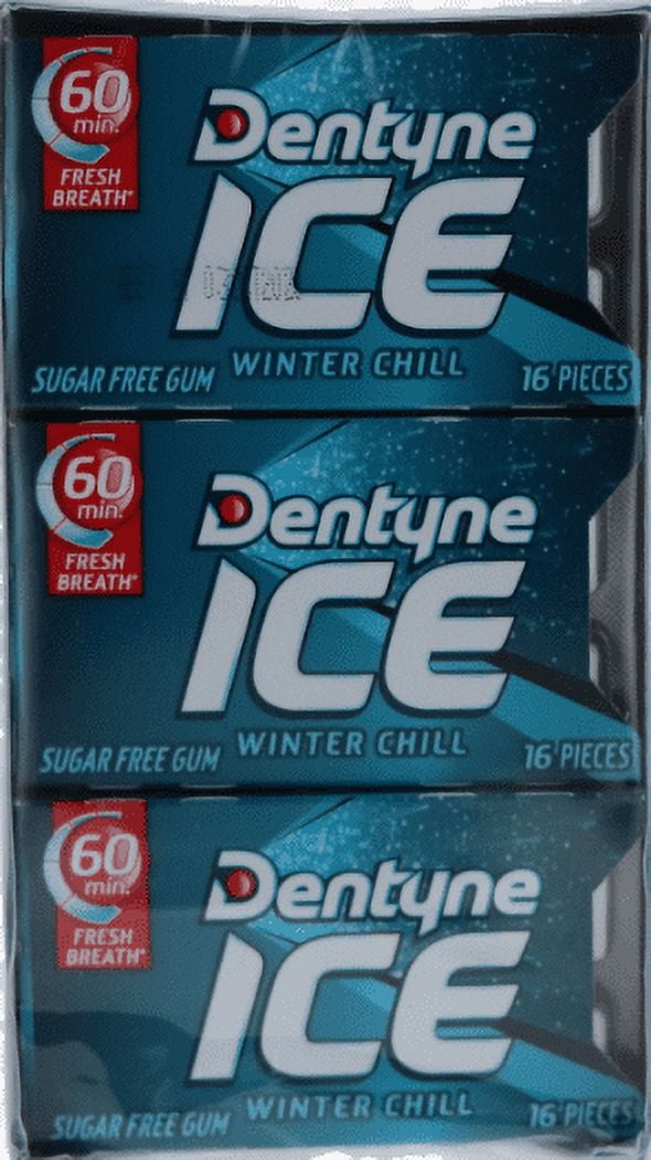 Dentyne Ice, Gum Winter Chill, Count 9 (16Pcs) - Gum / Grab Varieties ...