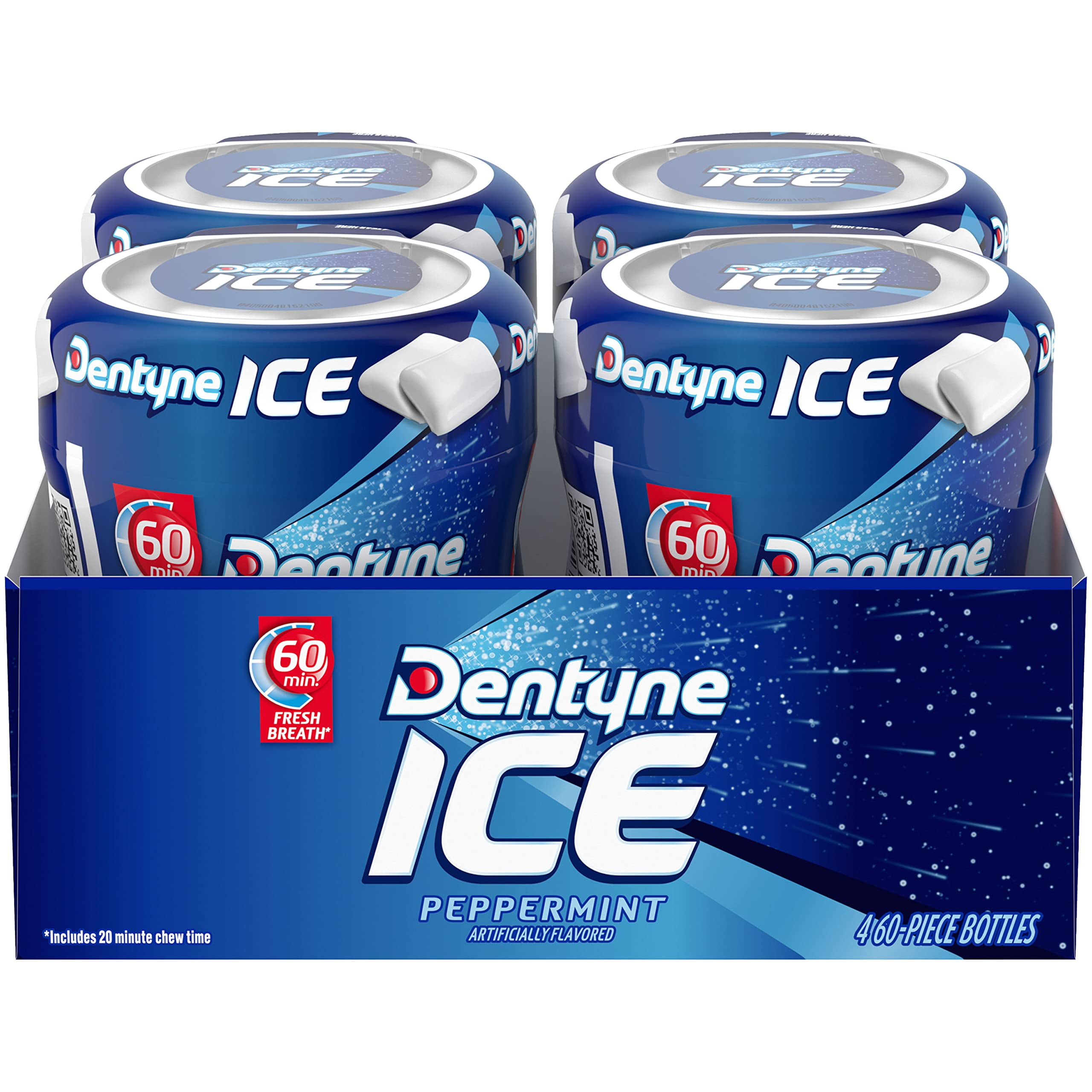 Dentyne Ice Peppermint Gum, 240 Pieces, Bold Flavor, 35% Fewer Calories - Walmart.com