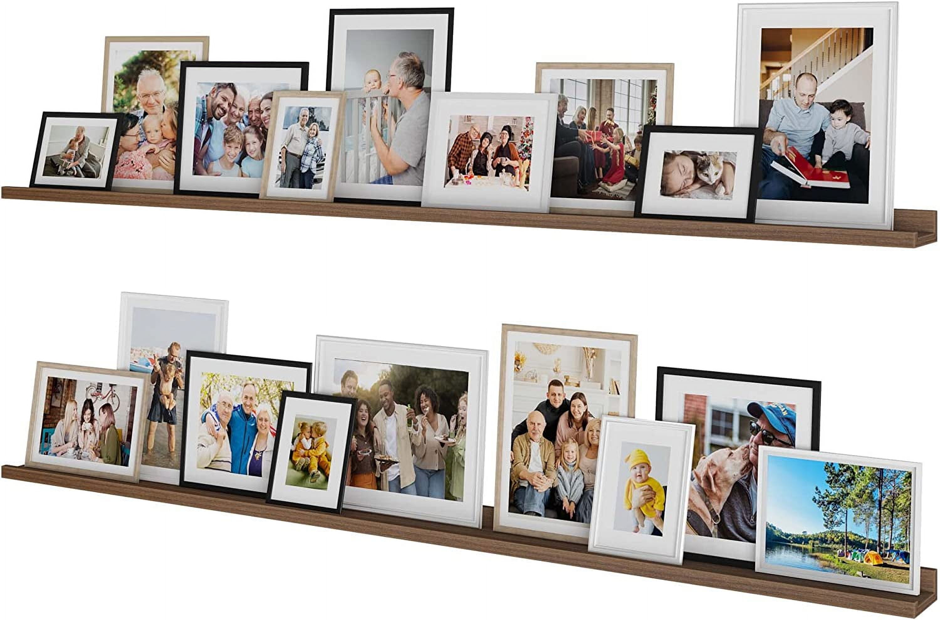Denver 60" Long for Wall , Narrow Picture Ledge Shelf Vinyl Record ...