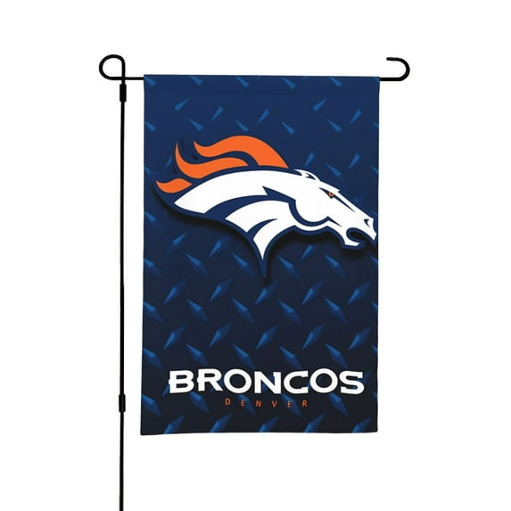 Denver America Football Team-Inspired 12x18in Double Sided Garden Flag ...