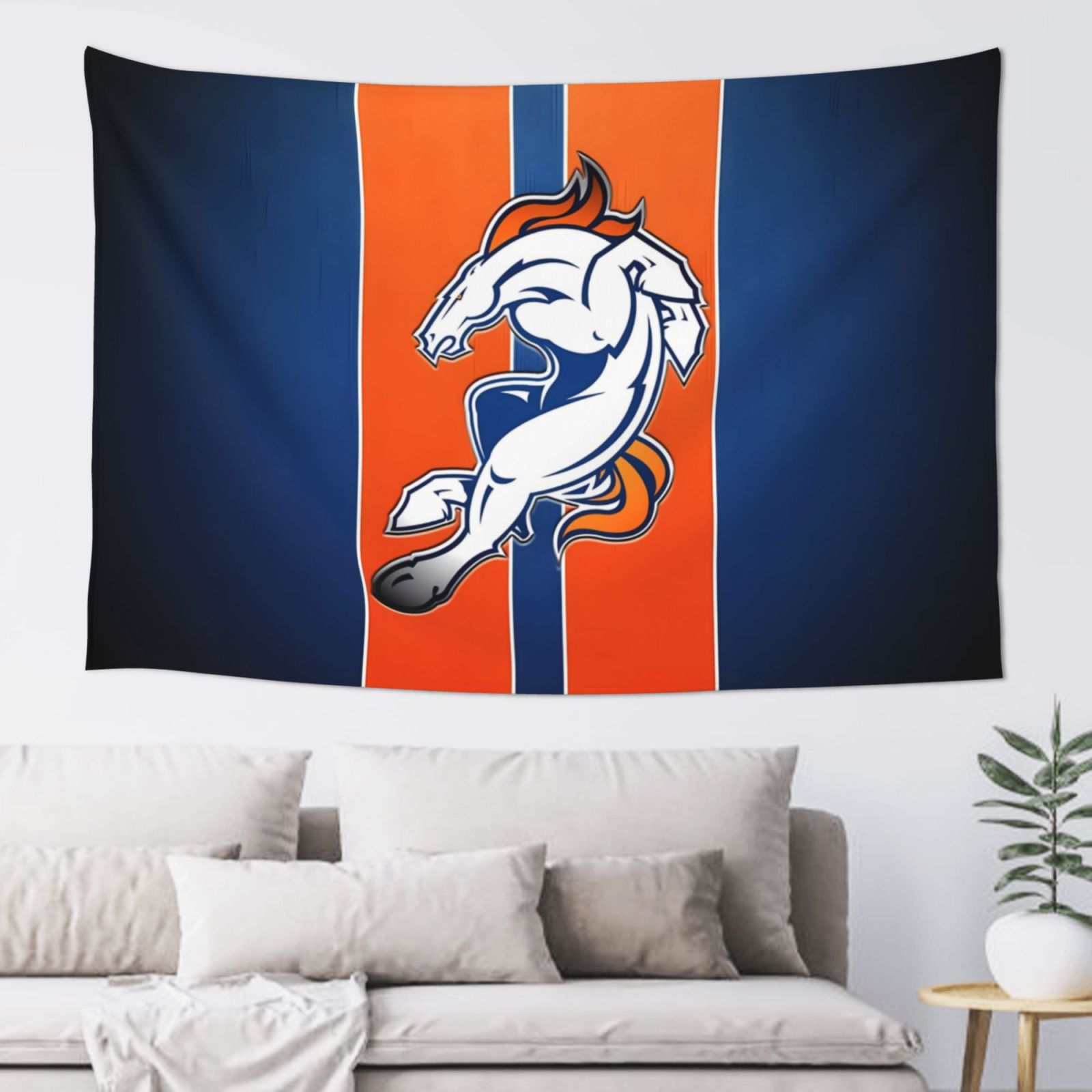 Denver America Football Team-Inspired Tapestry 60x40in - 100% Polyester ...