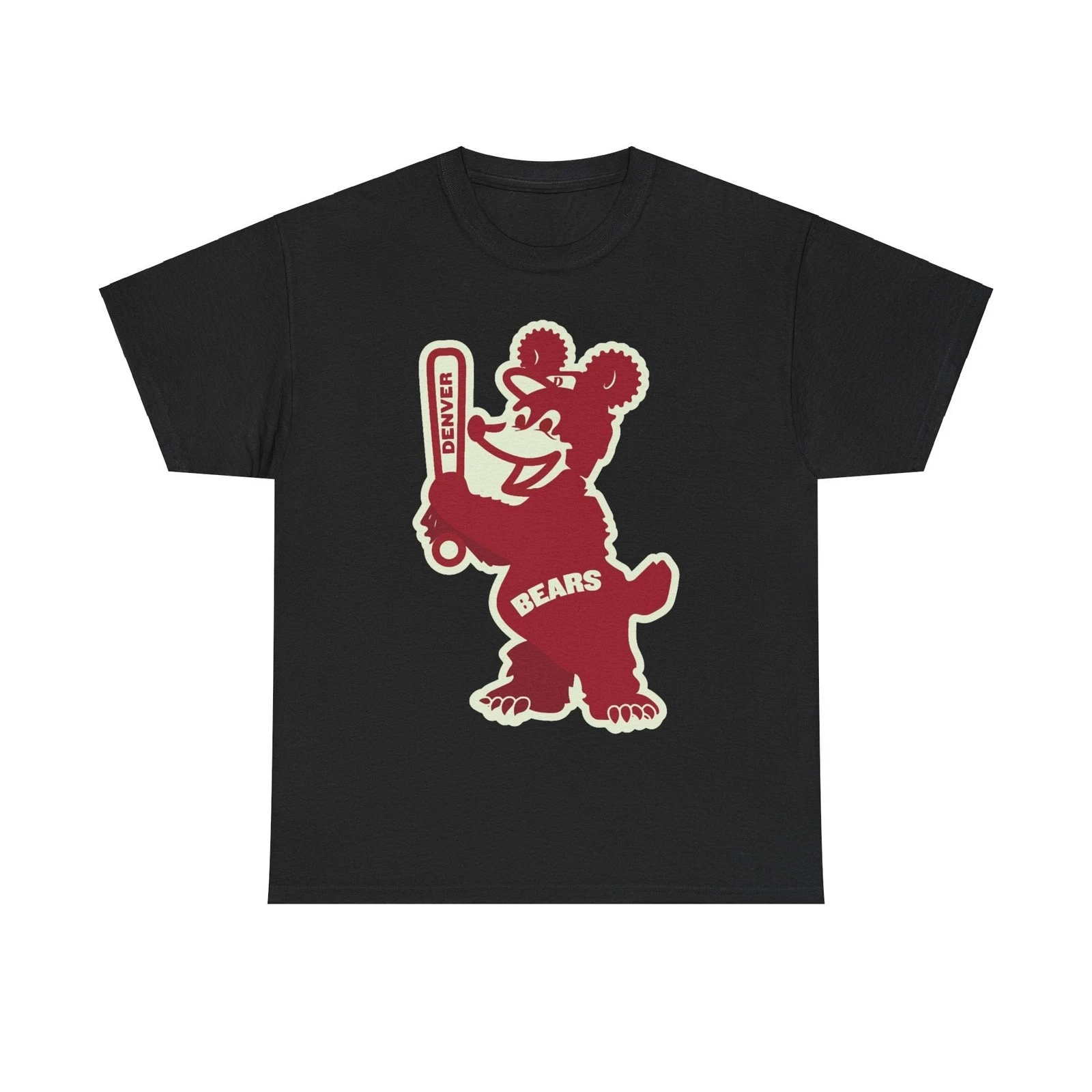 Denver Bears Vintage Baseball Mascot Logo Nostalgia Unisex T-Shirt, up ...